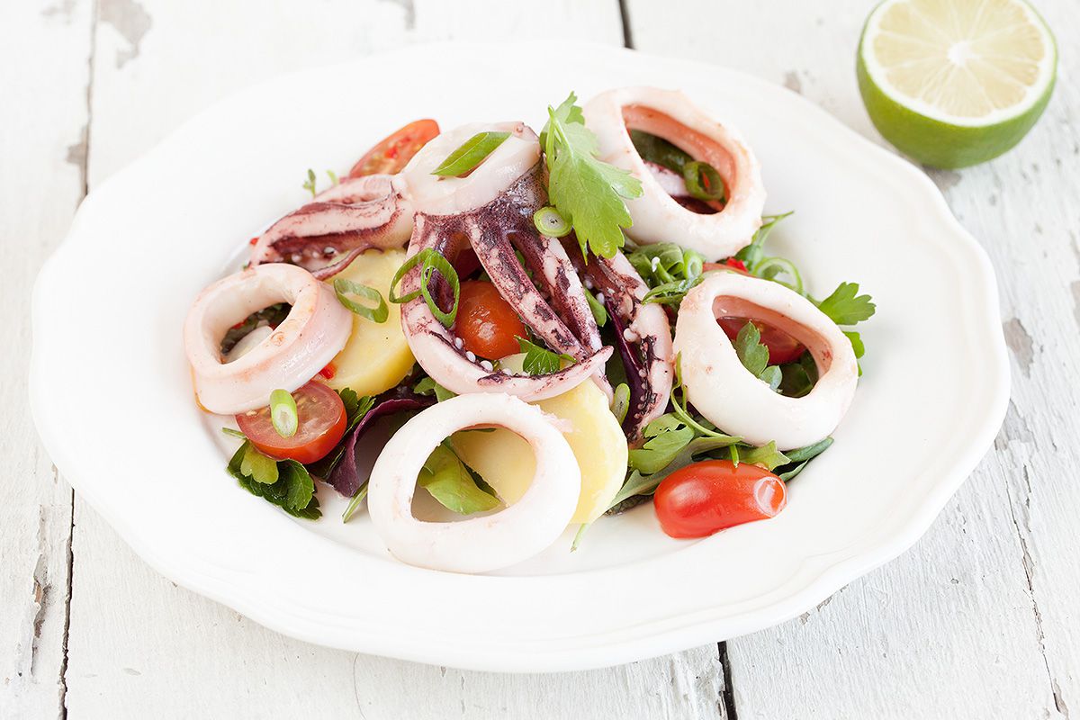 Calamari salad