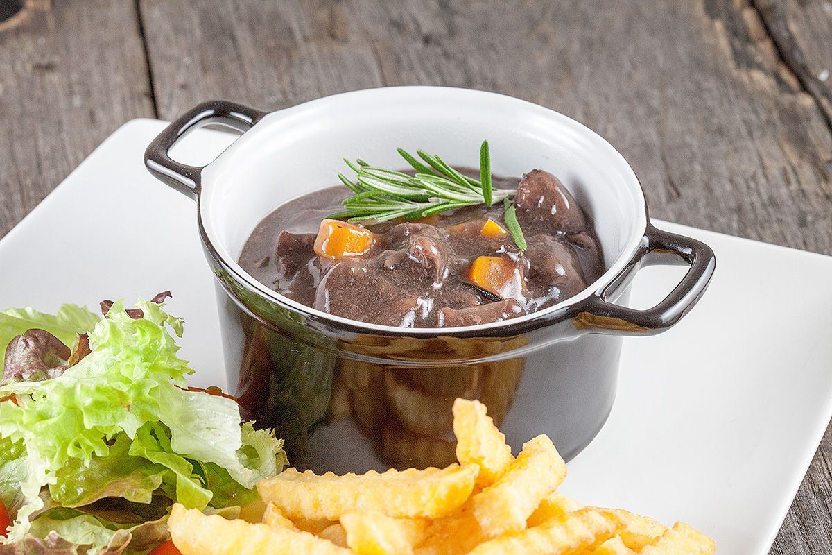 Wild boar stew